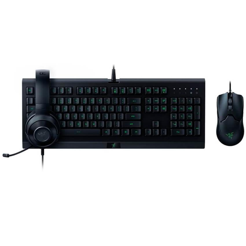 Combo Gamer Razer Power Up Bundle Kraken X Lite Cynosa Lite Viper