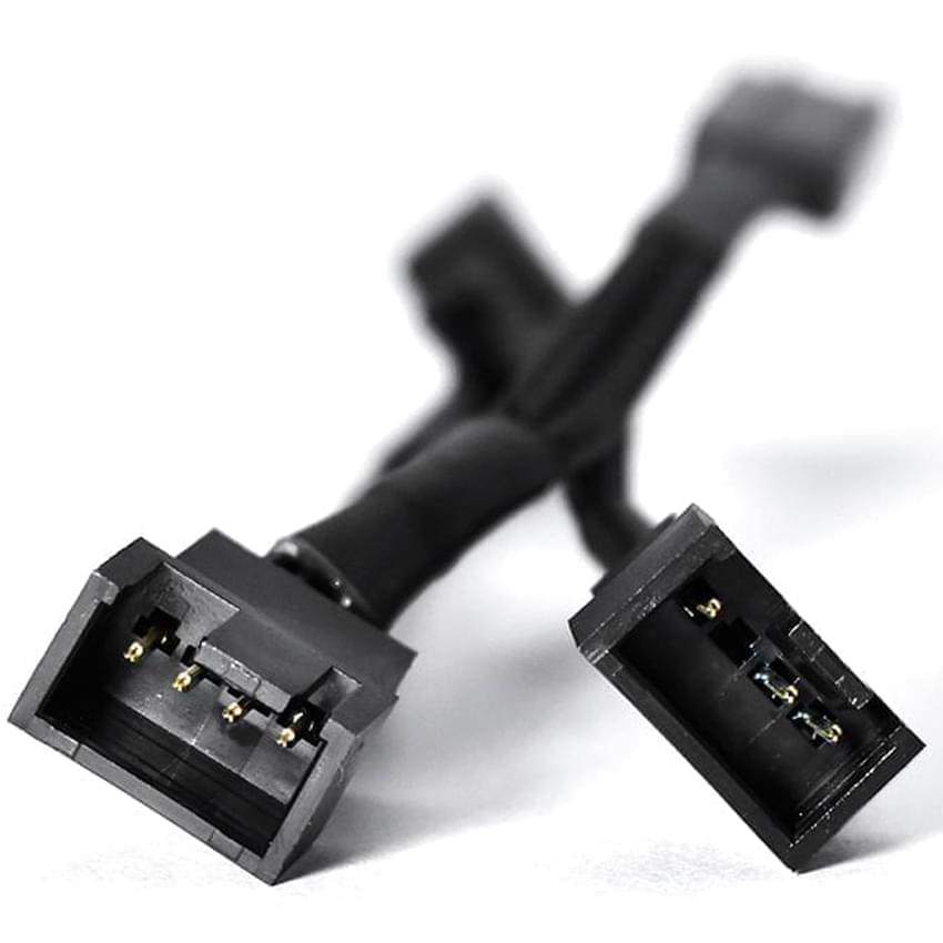 Cable Divisor Pwm Para 3 Coolers De 3 Y 4 Pines Nisuta Ns-Capwm3