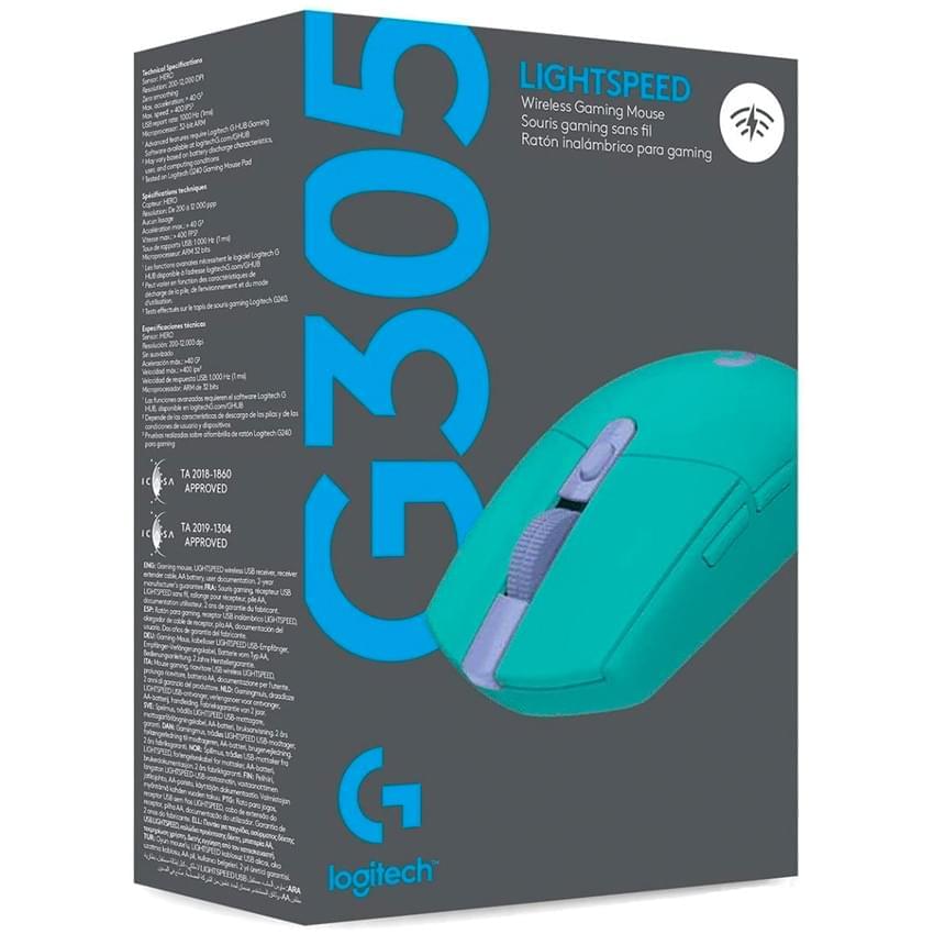 Mouse Logitech G305 Inalambrico 12000 Dpi Mint