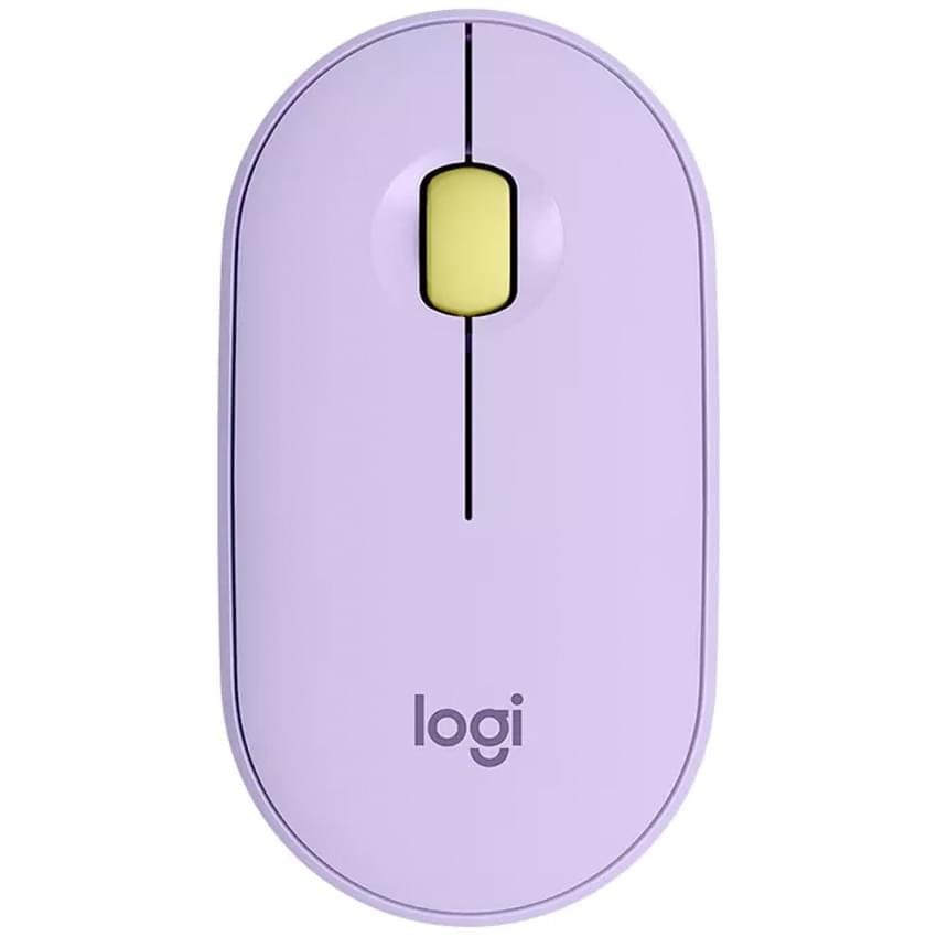 Mouse Logitech Pebble M350 Inalambrico Lila