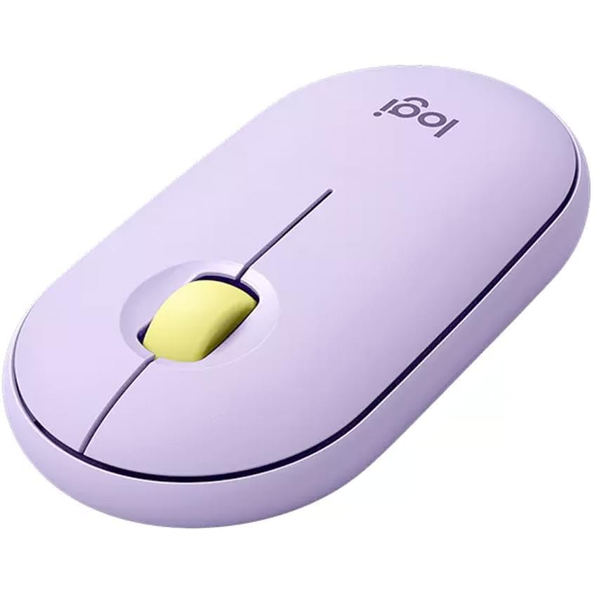 Mouse Logitech Pebble M350 Inalambrico Lila