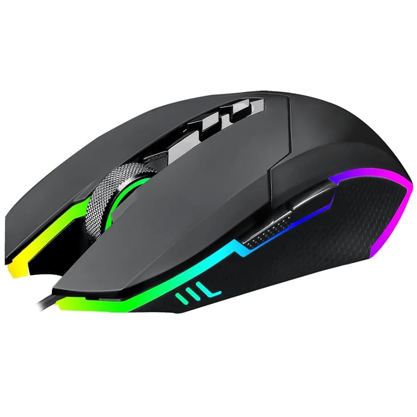 Mouse T-Dagger Lieutenant Negro Rgb 12000 Dpi